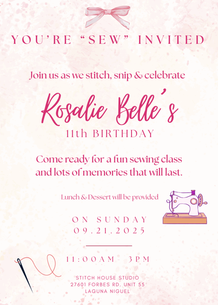 A Sewing Themed Birthday Party - Princess Turned Mom